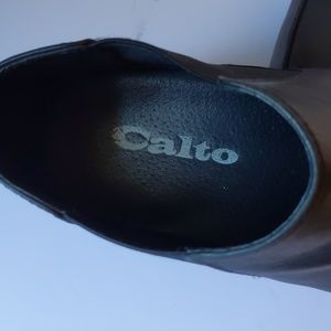 Calto | Shoes | Calto Black Invisible Elevator Ankle Bootssz 8 | Poshmark